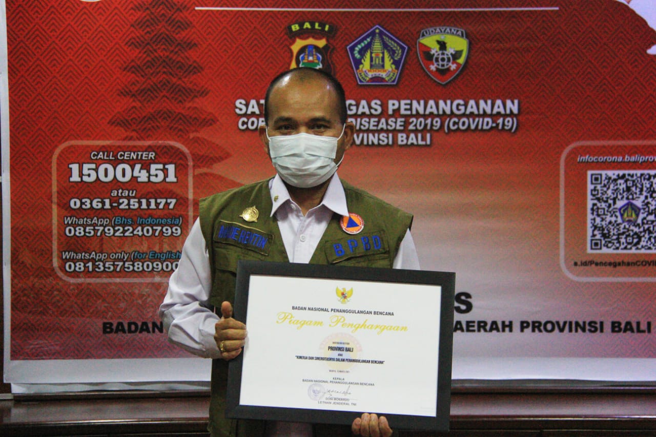 BPBD Provinsi Bali Kembali Terima Penghargaan Penanganan Bencana ...